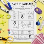 Arctic Animals | Bingo Game | Fun ESL Worksheet For Kids