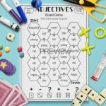 Adjectives | Board Game | Fun ESL Worksheet For Children