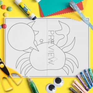 Under The Sea | Pop Up Cards Craft | ESL Worksheet For Kids