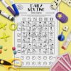 Daily Routine | Dice Game Activity | ESL Worksheet For Kids
