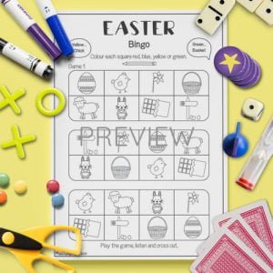Easter | Bingo Listening Game | Fun ESL Worksheet For Kids