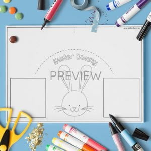 Easter Bunny | Stand Up Craft Activity | Fun ESL Worksheet