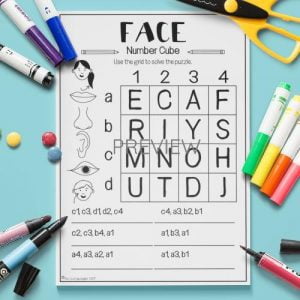 Face | Number Cube Activity | Fun ESL Worksheet For Kids