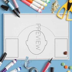 Face | Stand Up Craft Activity | Fun ESL Worksheet For Kids