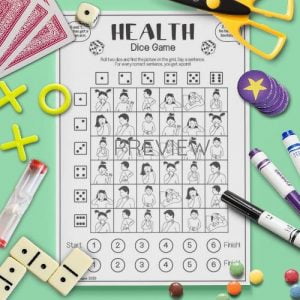 Health | Dice Speaking Game | Fun ESL Worksheet For Kids