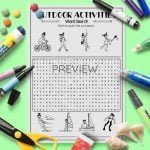 Outdoor Activities | Word Search | ESL Worksheet For Kids