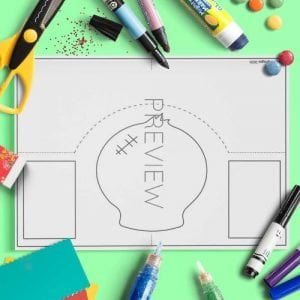 Face | Monster Stand Up Craft | Fun ESL Activity For Kids