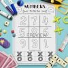 Numbers | Tic Tac Toe Speaking Game | ESL Worksheet For Kids