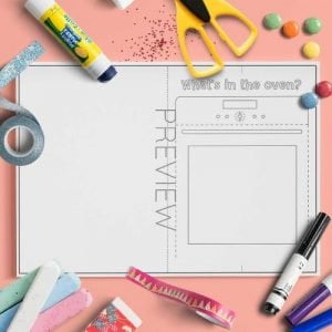 Food | Oven Craft Activity | Fun ESL Worksheet For Kids