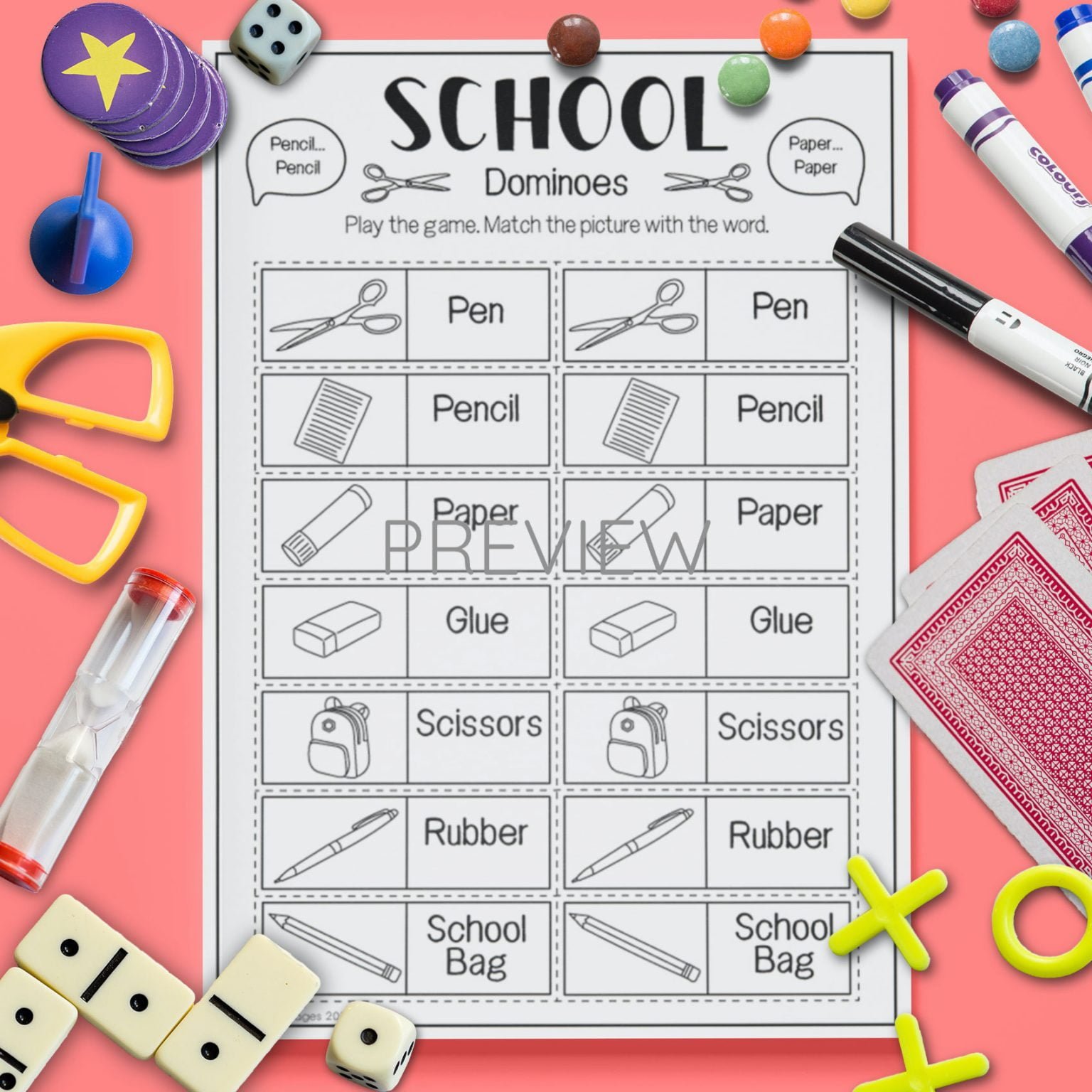 Our World | Bingo Listening Game | ESL Worksheet For Kids