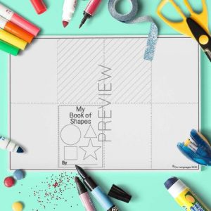 My Shapes | Book Craft Activity | Fun ESL Worksheet For Kids