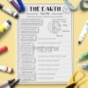 Space | Earth Fact File Activity | ESL Worksheet For Kids