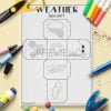 Weather | Dice Craft Activity | Fun ESL Worksheet For Kids