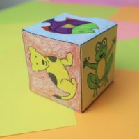 Animals | Dice Craft Activity | Fun ESL Worksheet For Kids