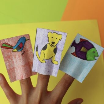 Animals | Finger Puppets Craft | Fun ESL Activity For Kids