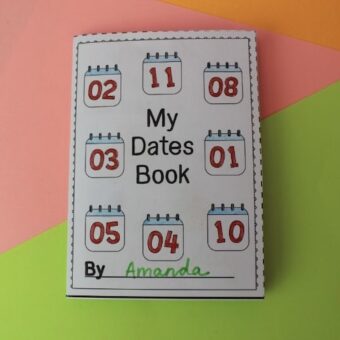 My Dates | Book Craft Activity | Fun ESL Worksheet For Kids