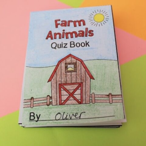 Farm Animals | Quiz Book Craft | Fun ESL Worksheet For Kids