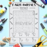Farm Animals | Word Search Activity | ESL Worksheet For Kids