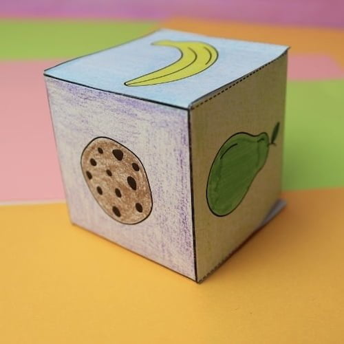 Food | Dice Craft #1 Activity | Fun ESL Worksheet For Kids
