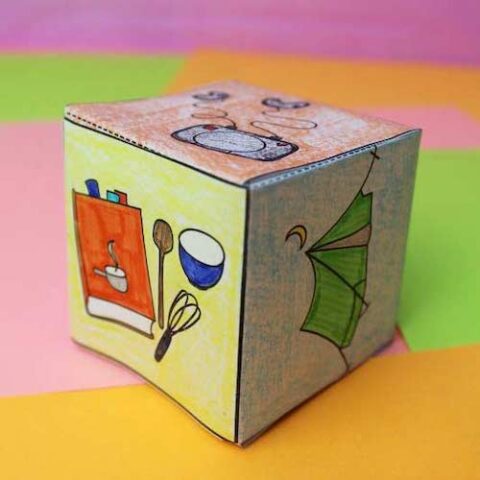 Hobbies | Dice Craft Activity | Fun ESL Worksheet For Kids