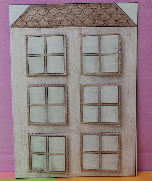 House | Through The Window Craft | ESL Worksheet For Kids