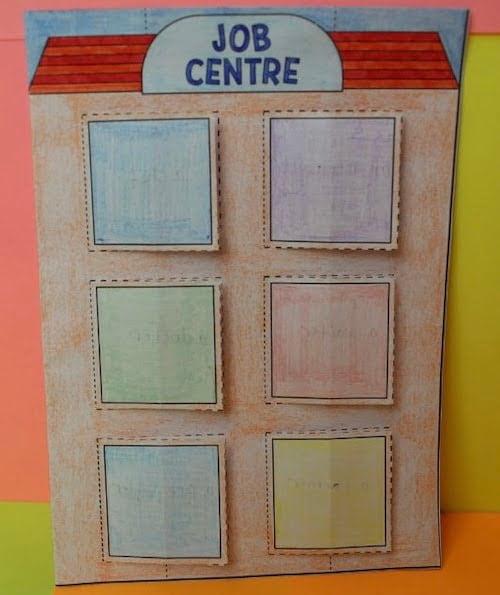 Jobs | Job Centre Craft Activity | ESL Worksheet For Kids