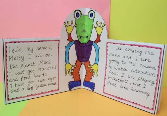 Body | Monster Stand Up Craft | Fun ESL Activity For Kids