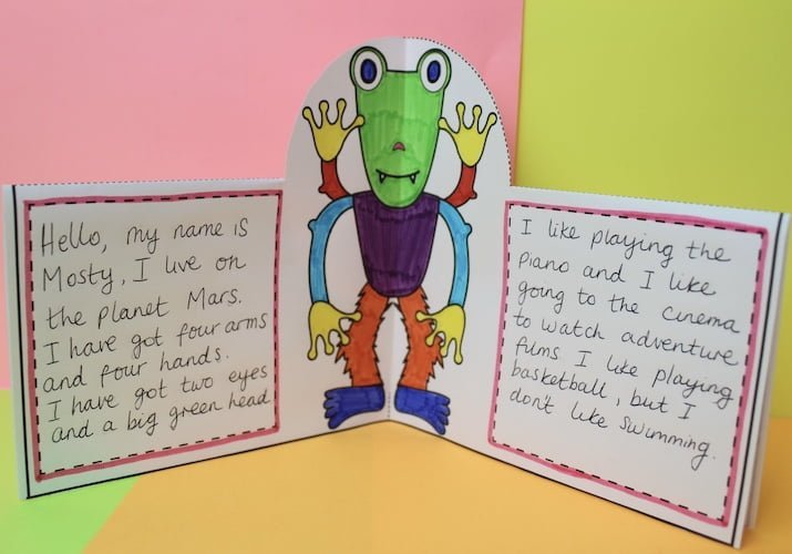 Body | Monster Stand Up Craft | Fun ESL Activity For Kids