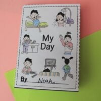 My Day | Book Craft Activity | Fun ESL Worksheet For Kids