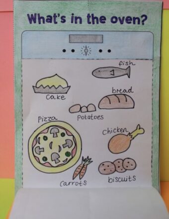 Food | Oven Craft Activity | Fun ESL Worksheet For Kids