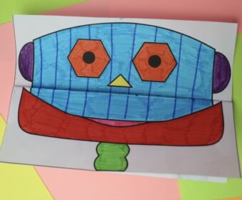 Face | Robot Pull Down Craft | Fun ESL Activity For Kids