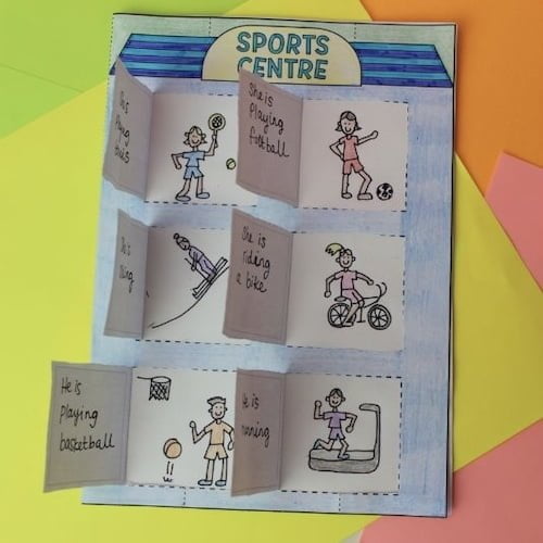 Sport | Centre Craft Activity | Fun ESL Worksheet For Kids