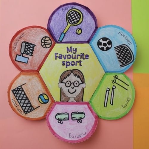 Sport | Flower Craft Activity | Fun ESL Worksheet For Kids