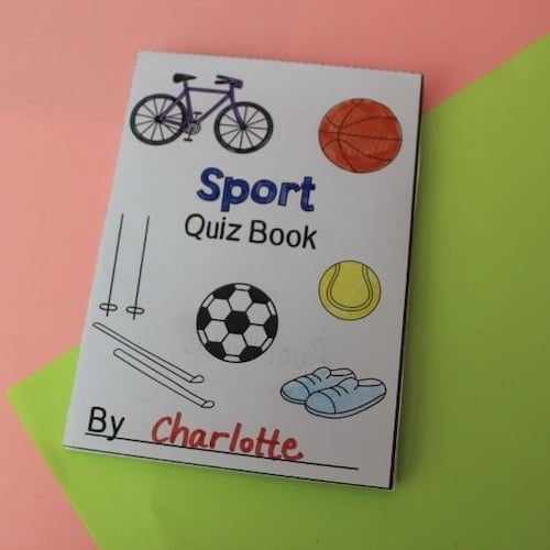 Sport | Quiz Book Craft Activity | ESL Worksheet For Kids
