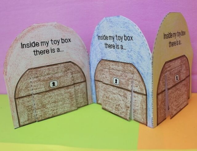 Toys | Inside My Toy Box Book Craft | ESL Worksheet For Kids