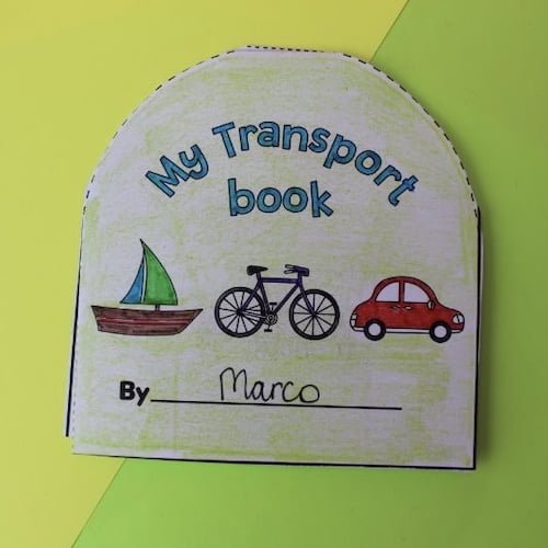 My Transport | Quiz Book Craft | Fun ESL Worksheet For Kids
