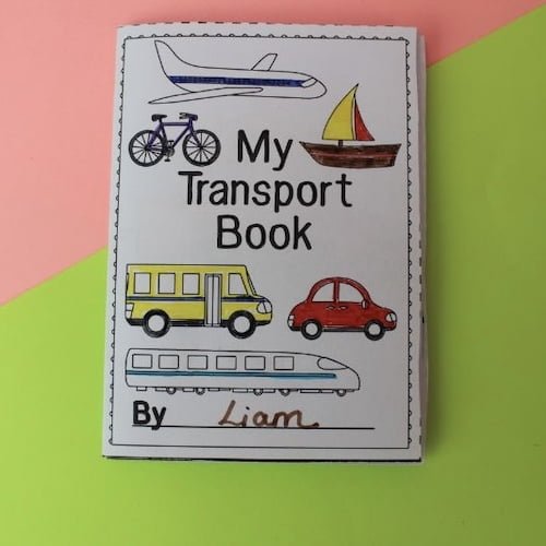 Transport | Book Craft Activity | Fun ESL Worksheet For Kids