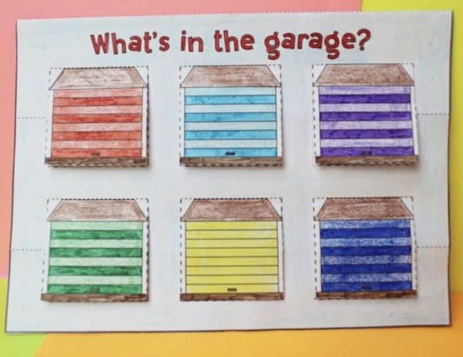 Transport | In The Garage Craft | Fun ESL Worksheet For Kids
