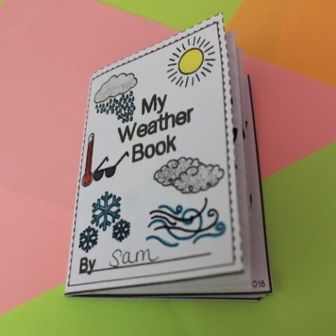 Weather | Book Craft Activity | Fun ESL Worksheet For Kids