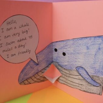 Under The Sea | Pop Up Cards Craft | ESL Worksheet For Kids