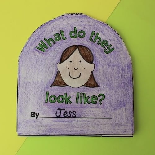 Face | What Do They Look Like? Craft | ESL Activity For Kids