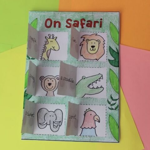 Wild Animals | On Safari Craft | ESL Worksheet For Kids