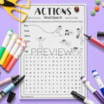 Actions | Word Search Activity | Fun ESL Worksheet For Kids