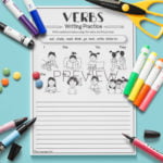 Verbs | Writing Practice Activity | ESL Worksheet For Kids
