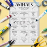 Animals | Writing Prompts | Fun ESL Worksheet For Kids