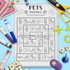 Pets | Board Game | Fun ESL Activity For Preschool