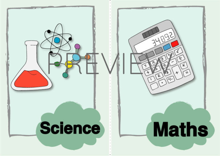 Science and Maths Flashcard | Gru Languages