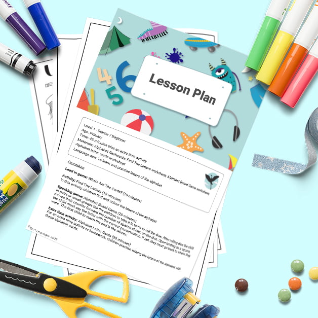 At The Beach Language Activities For Children ESL Lesson Plan
