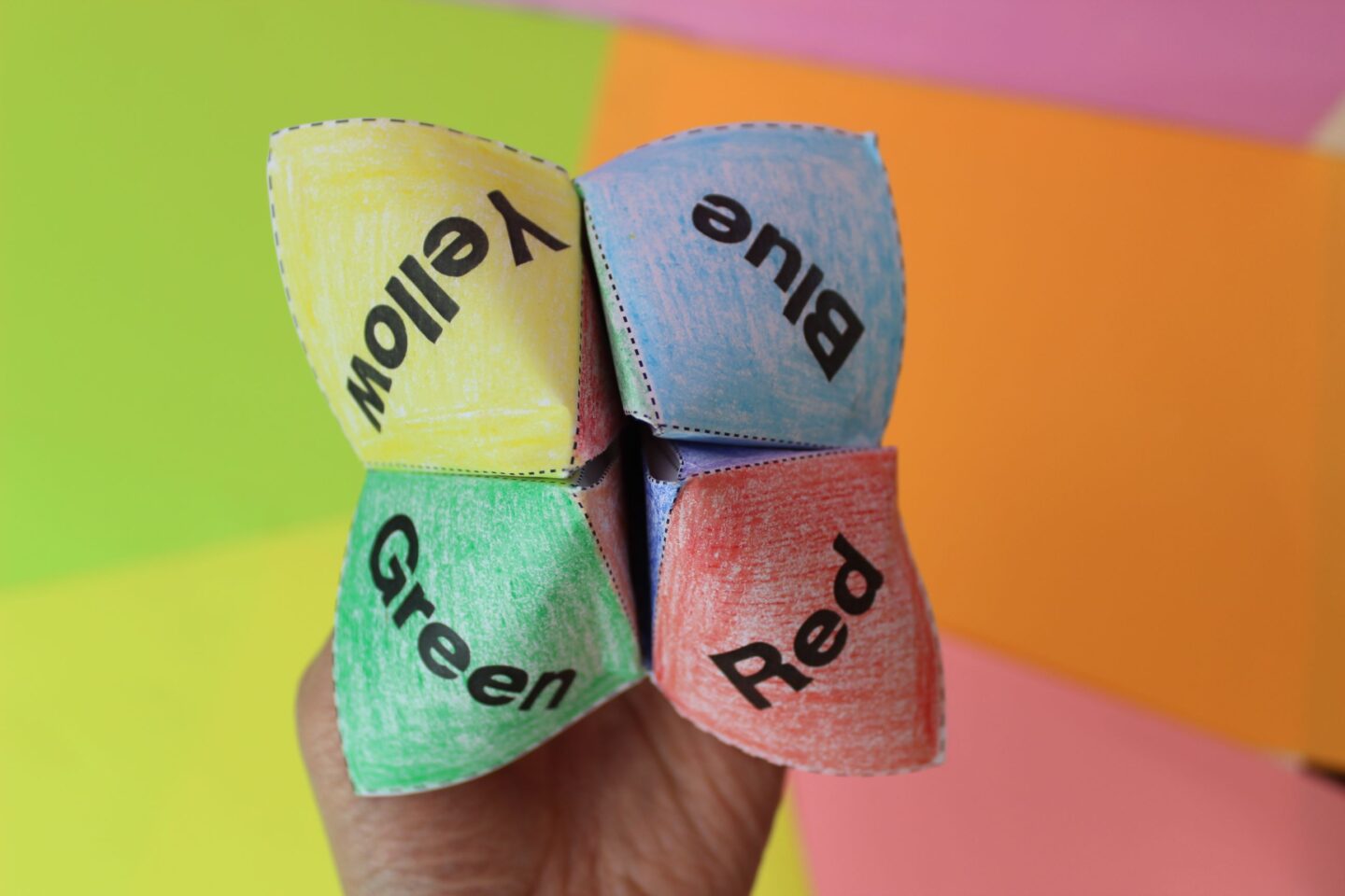 Animals | Fortune Teller Game Craft | ESL Worksheet For Kids