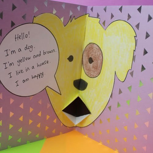 Animals | Pop Up Cards Craft | Fun ESL Activity For Children